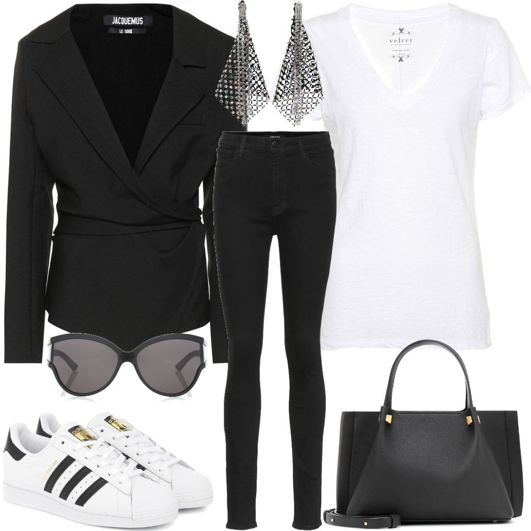 Jacquemus Saad wool wrap jacket Black Outfit for Womenoutfits for ...